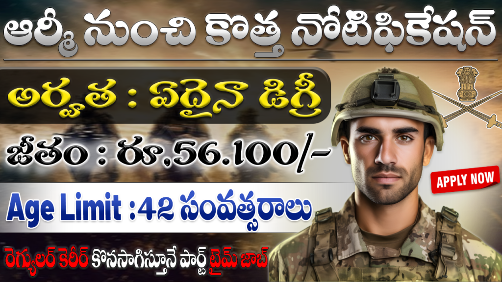 Territorial Army Officer Recruitment 2025 | టెరిటోరియల్ ఆర్మీ ఆఫీసర్ ...